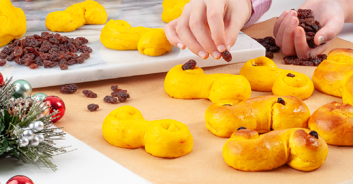 Klassiske safranboller