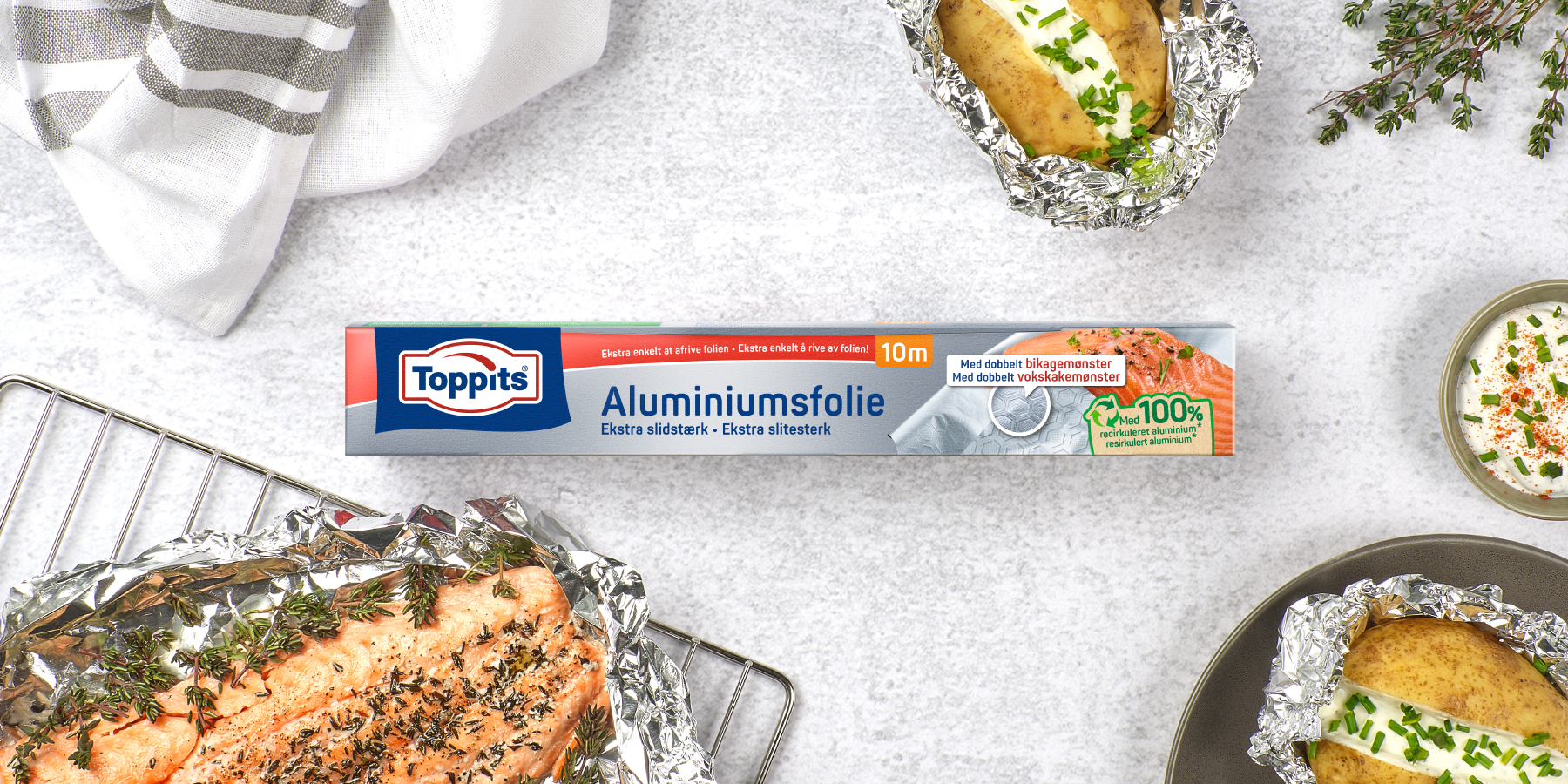 Aluminiumfolie - Toppits®